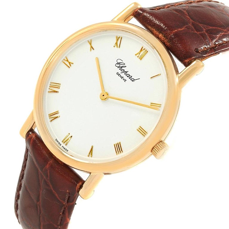 Chopard Classique 18 Karat Yellow Gold Mechanical Men's Watch 16/3154 ...
