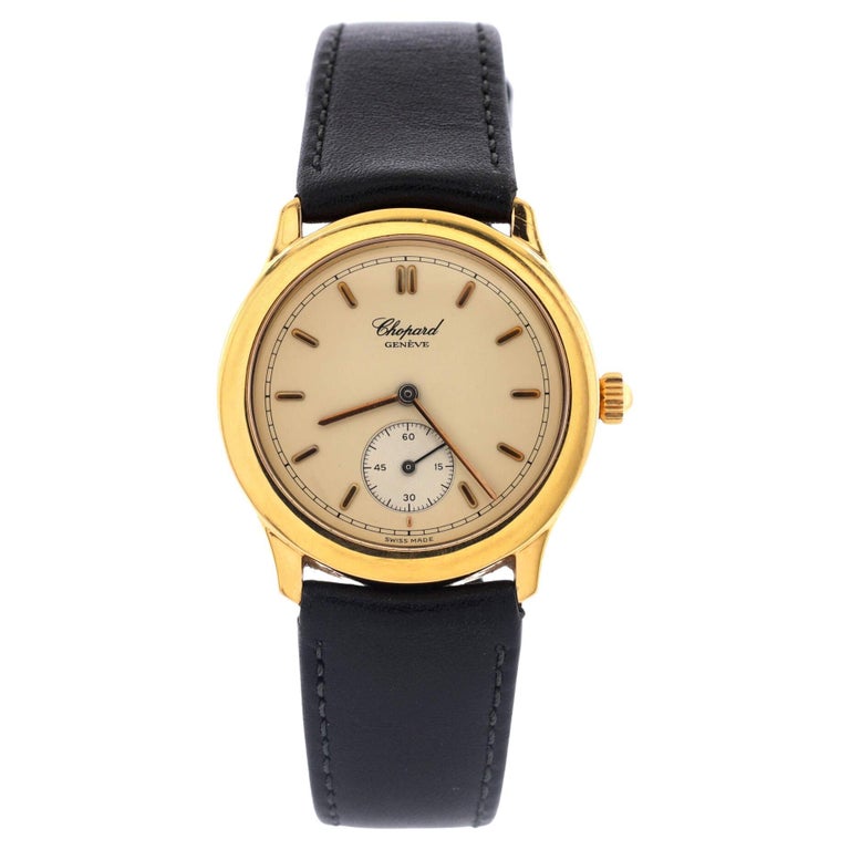 Chopard Classique Round Manual Watch Rose Gold and Leather 33 For Sale ...
