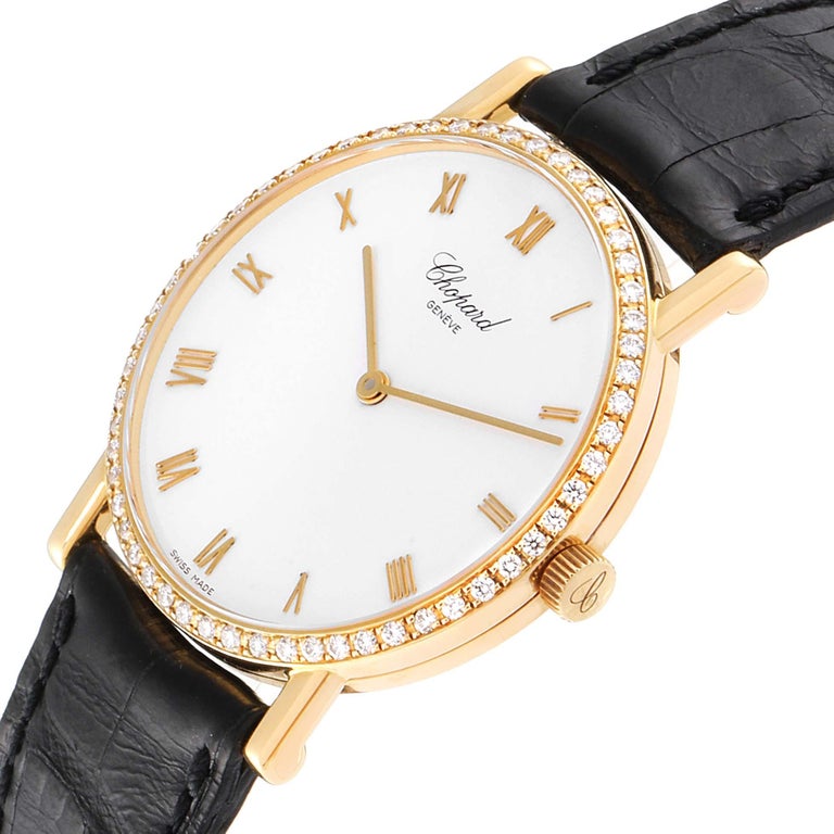 Chopard Classique Yellow Gold Diamond Men's Watch 3154 For Sale at 1stDibs