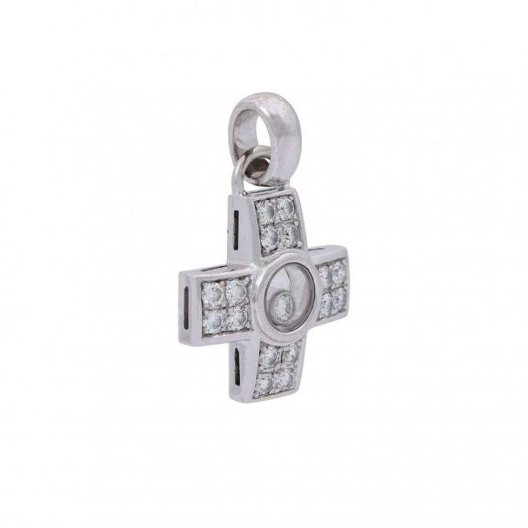 Chopard Cross Pendant 'Happy Diamonds' For Sale at 1stDibs