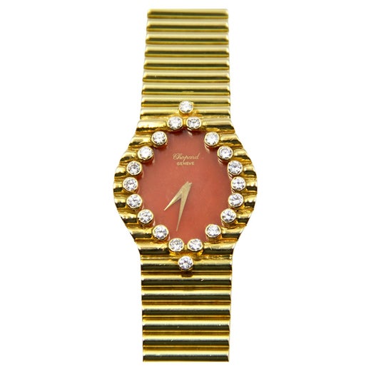 Chopard Lady's White Gold and Diamond La Strada Bracelet Watch at ...