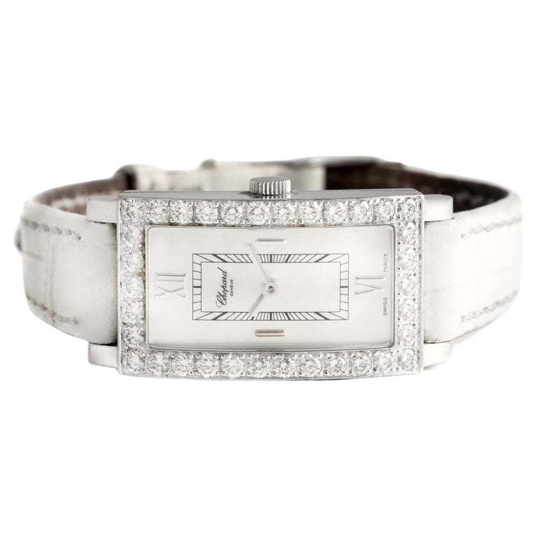 Chopard Diamond Gold Wristwatch For Sale at 1stDibs