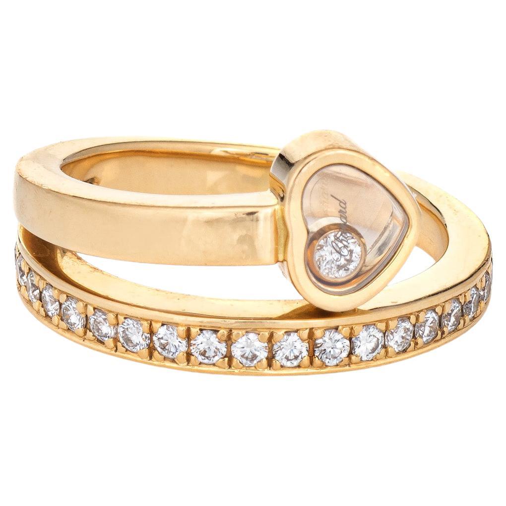 Chopard Happy Diamond Heart Ring in Yellow Gold at 1stDibs | chopard ...