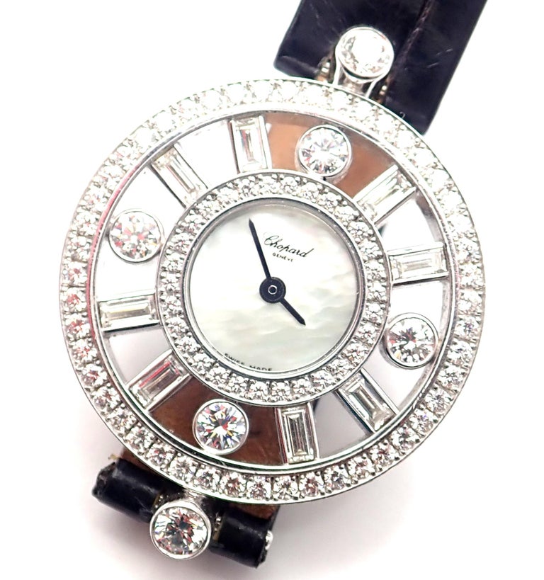 Chopard Diamond White Gold Watch at 1stDibs