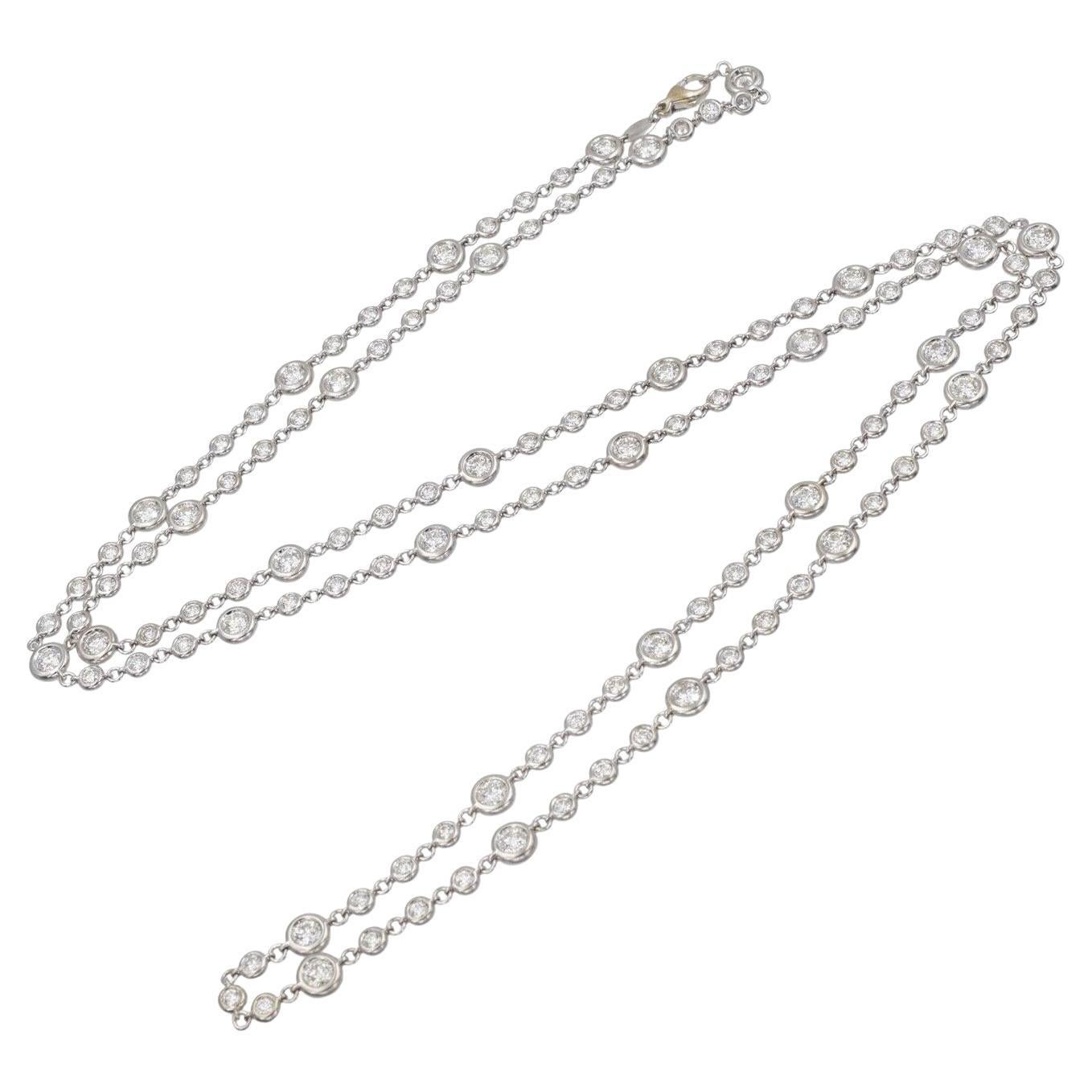 Chopard Diamonds by Yards Chain Necklace. For Sale at 1stDibs