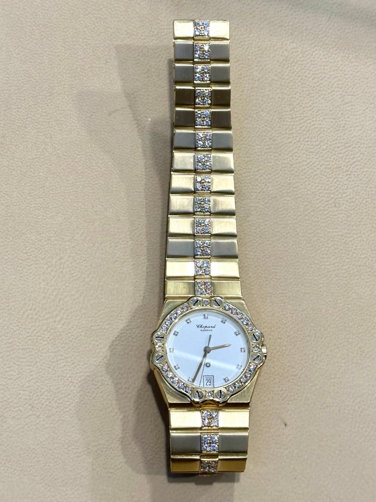 Chopard Factory Diamond 18 Karat Yellow Gold 153 Grams Diamond Belt ...