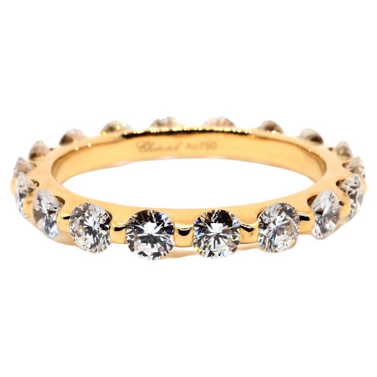 Chopard Floating Diamond Eternity Ring For Sale at 1stDibs