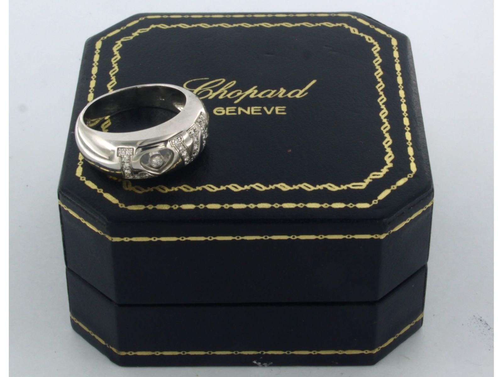CHOPARD - Ring with diamonds 18k white gold For Sale at 1stDibs