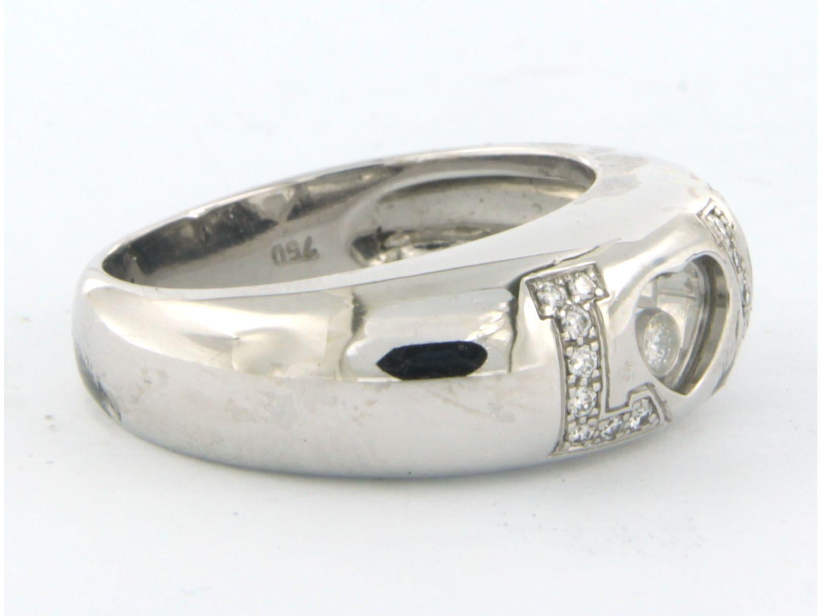CHOPARD - Ring with diamonds 18k white gold For Sale at 1stDibs