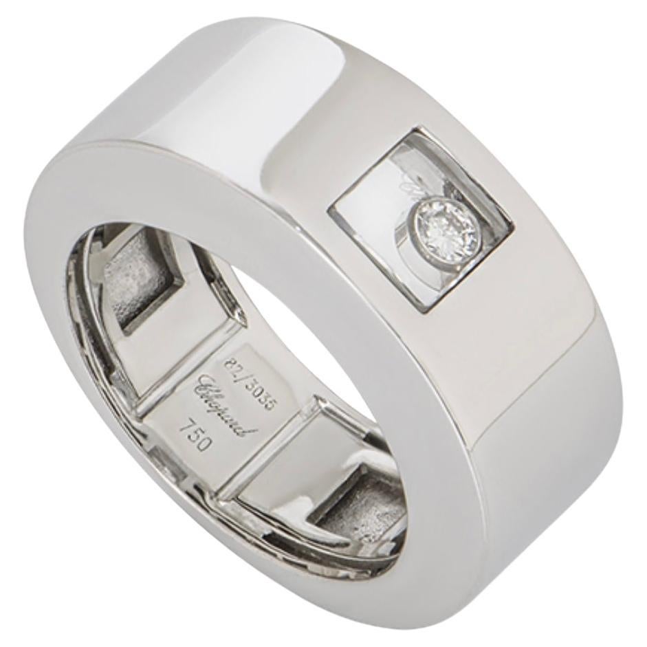 CHOPARD Happy Diamonds Square Floating Ring For Sale at 1stDibs