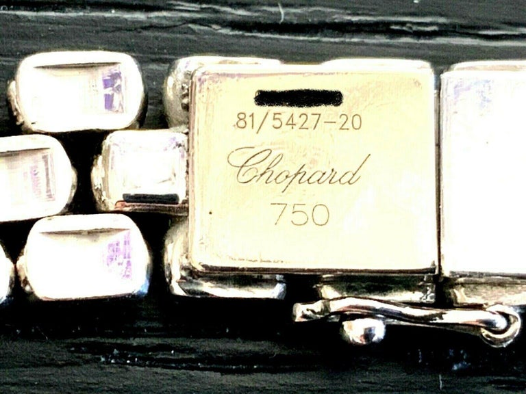 Chopard Happy Diamond 18 Karat White Gold Heart Necklace Choker 2.76 ...