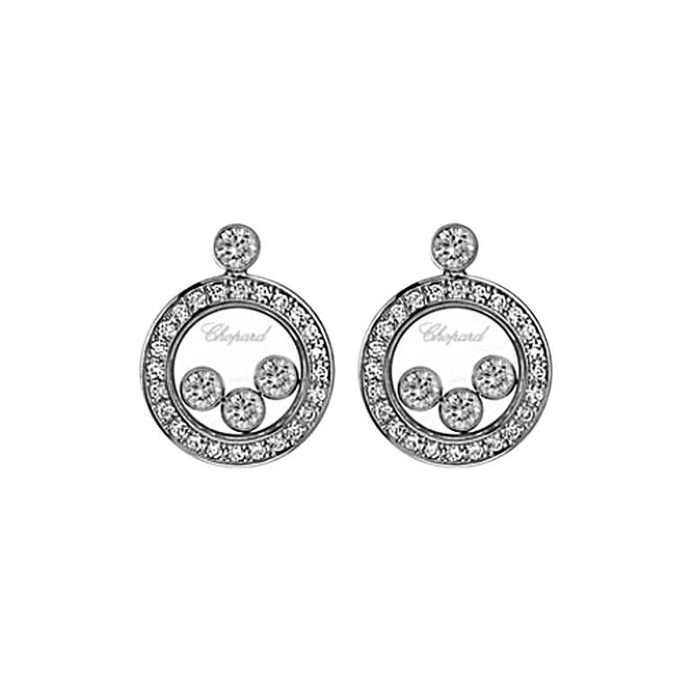 Chopard Happy Diamond Earring 833957-1001 at 1stDibs