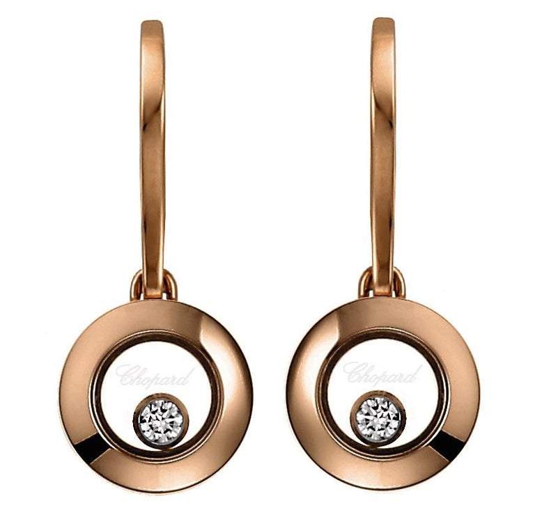 Chopard Happy Diamond Earring 83A017/5301 For Sale at 1stDibs