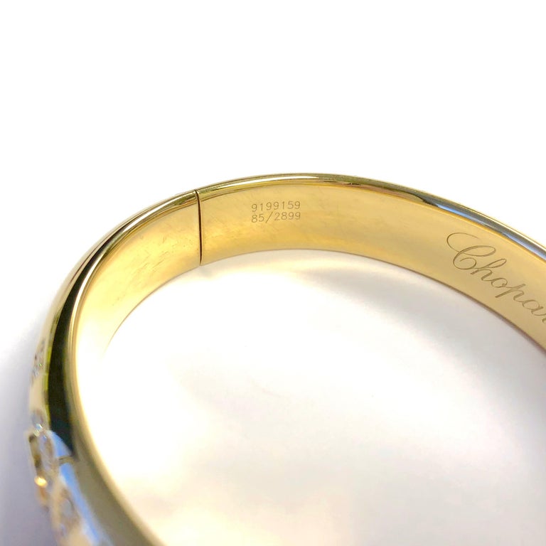 Chopard Happy Diamond Gold Love Bangle at 1stDibs | chopard love bracelet