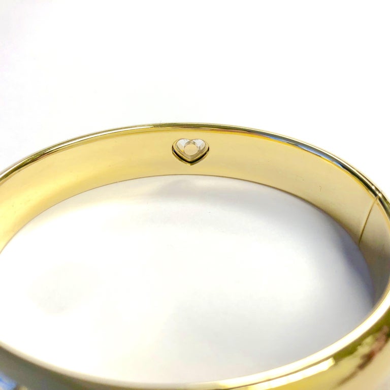 Chopard Happy Diamond Gold Love Bangle at 1stDibs | chopard love bracelet
