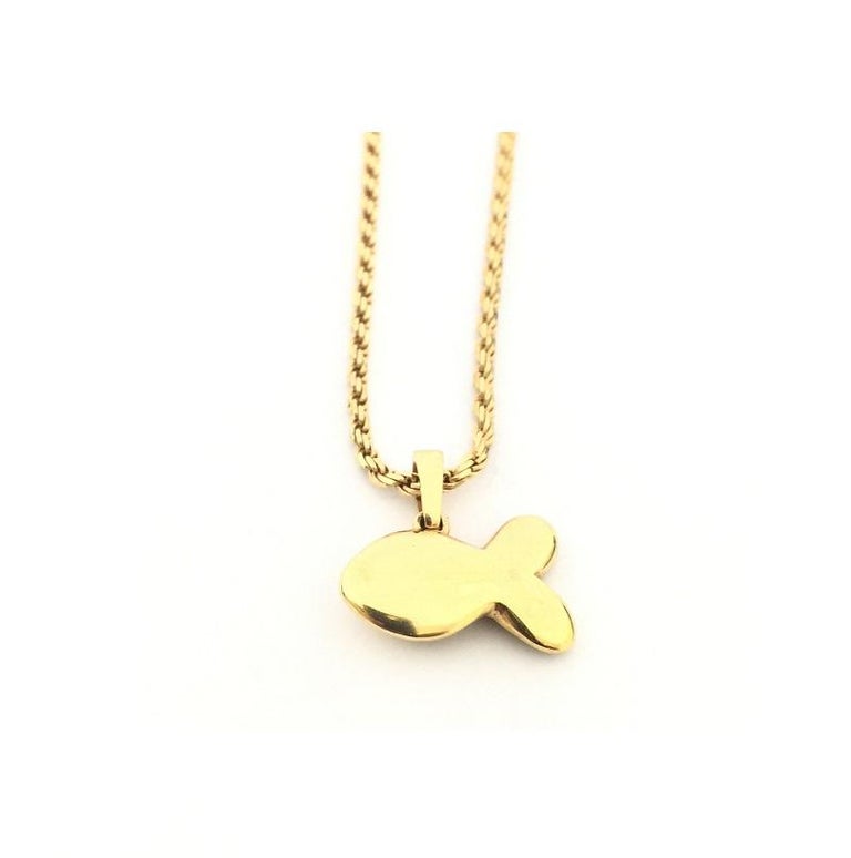 Chopard Happy Diamond Happy Fish Necklace 79/4702/10 For Sale at 1stDibs