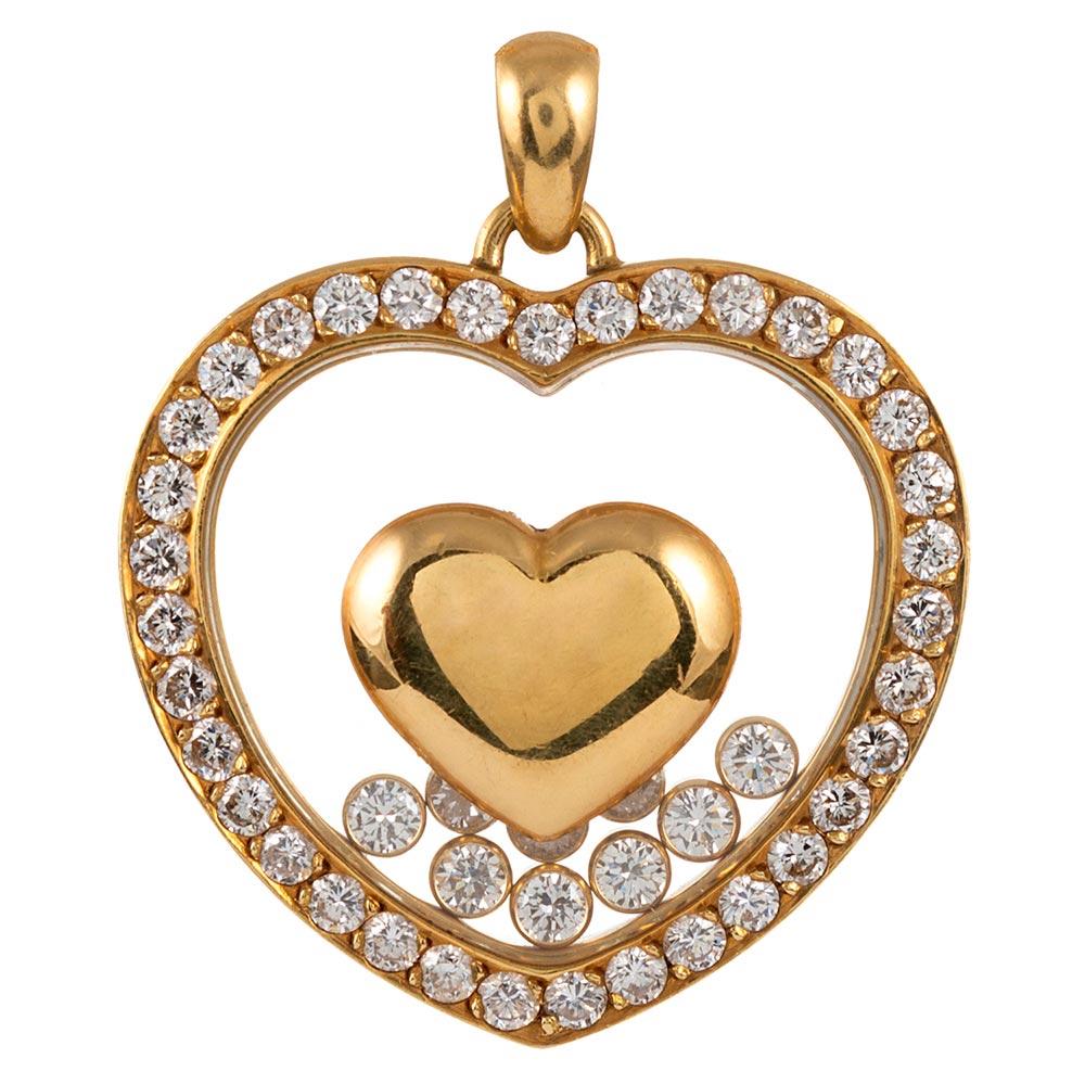 Chopard “Happy Diamond” Heart Pendant For Sale at 1stDibs | chopard ...