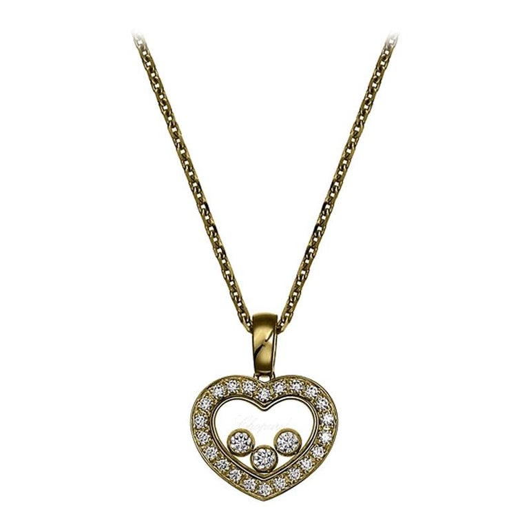 Chopard Happy Diamond Heart Pendent 79A611/0201 For Sale at 1stDibs