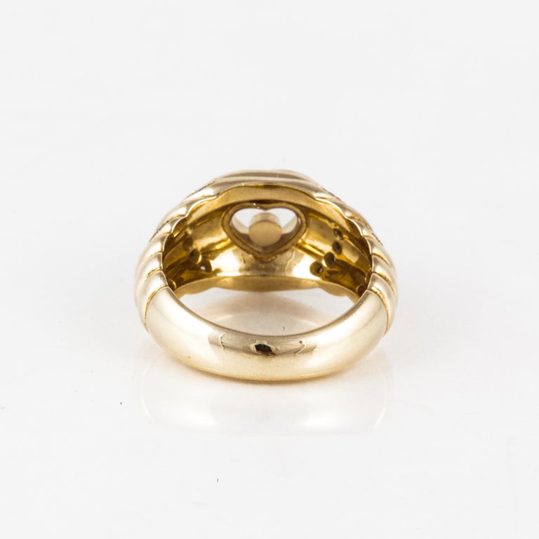 Chopard Happy Diamond Heart Ring in Yellow Gold at 1stDibs | chopard ...