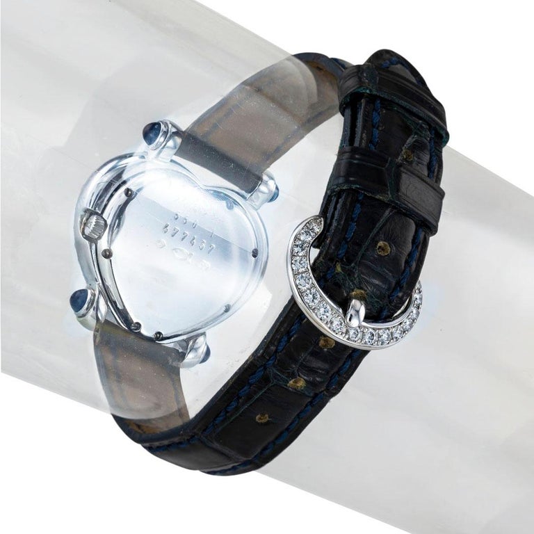 Chopard Happy Diamond Heart Shaped White Gold Wristwatch at 1stDibs