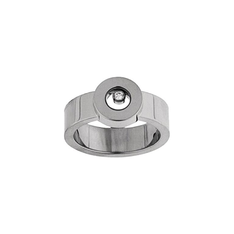 Chopard Happy Diamonds Rose Gold Floating Diamond Ring at 1stDibs ...