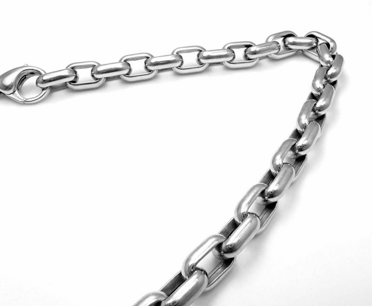 Chopard Happy Diamond Square White Gold Pendant Necklace at 1stDibs ...