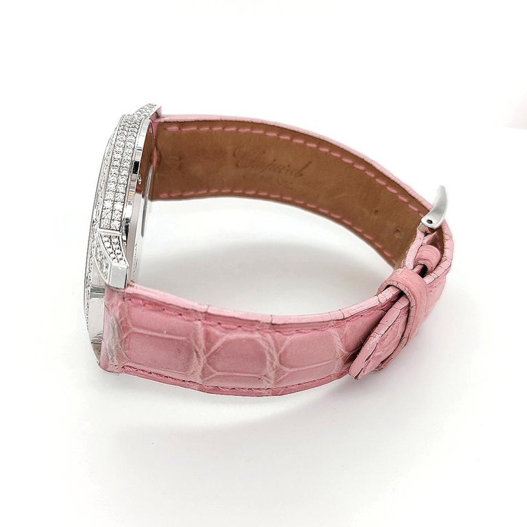 Chopard Happy Diamonds Happy Time Full Diamonds Set White Gold, Mother ...