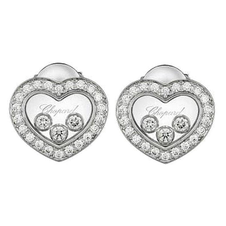 Chopard Happy Diamond Icons Ladies Earring 83A054/0001 For Sale at 1stDibs
