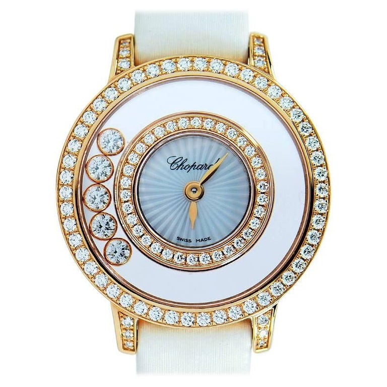 Chopard Happy Diamonds Icons Watch, 18K Rose Gold All Original Diamonds ...