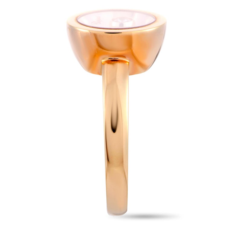 Chopard Happy Diamonds Rose Gold Floating Diamond Ring at 1stDibs ...