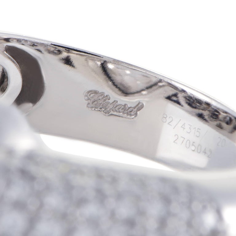 Chopard Happy Diamonds Women's 18 Karat Gold Diamond and Emerald Pave ...