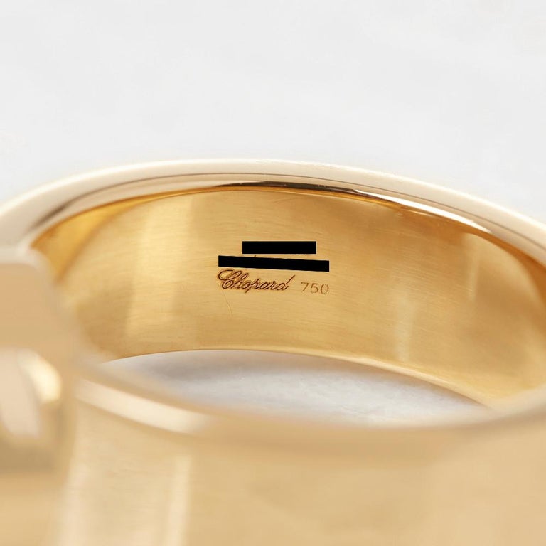 Chopard Happy Diamonds Yellow Gold Ring at 1stDibs