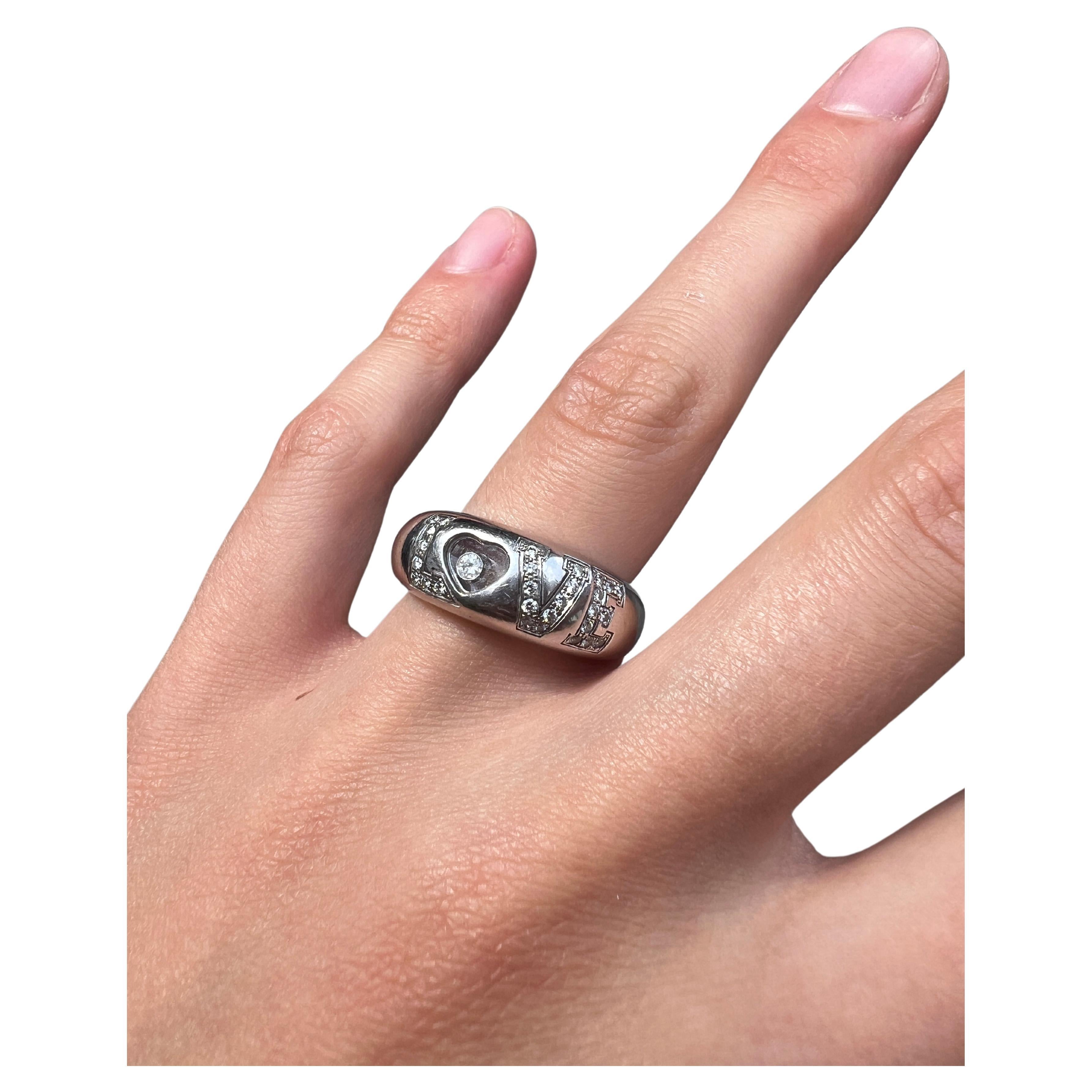 Chopard Happy Emotions Love Ring For Sale at 1stDibs