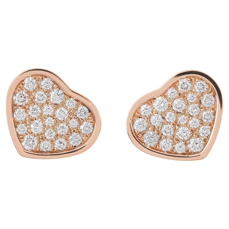 Chopard Happy Heart Ohrringe im Angebot bei 1stDibs