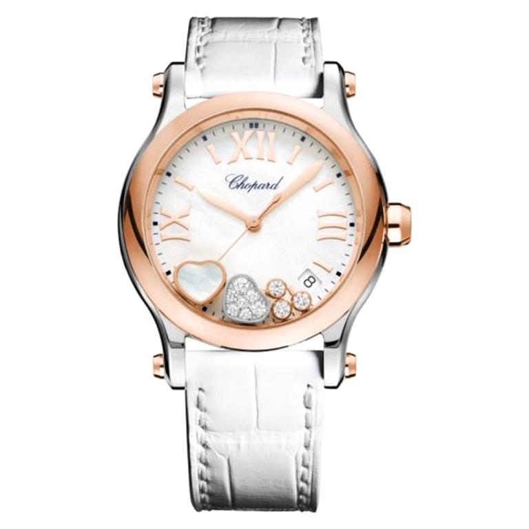 Chopard Gold Diamond Heart Watch at 1stDibs | chopard heart watch, gold ...