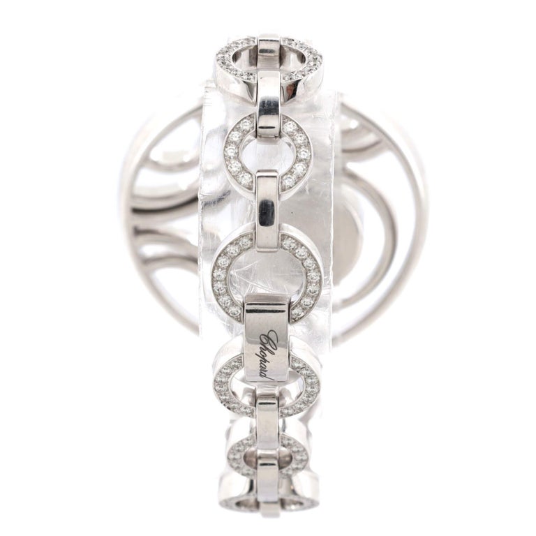 Chopard Happy Spirit Round Quartz Watch White Gold with Diamond Bezel ...
