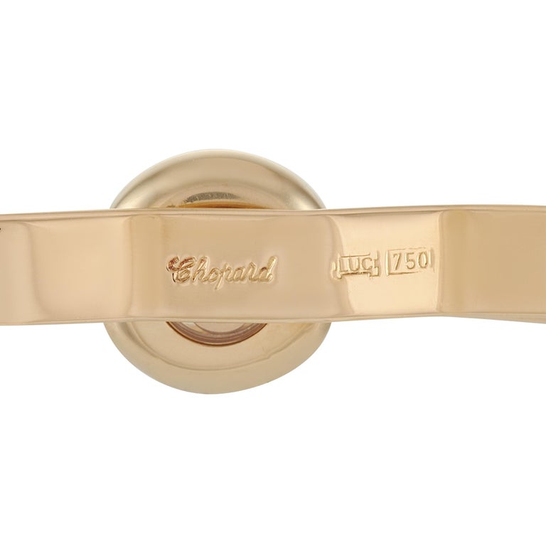 Chopard Happy Sport 18K Yellow Gold Diamond Golf Club Tie Bar For Sale ...