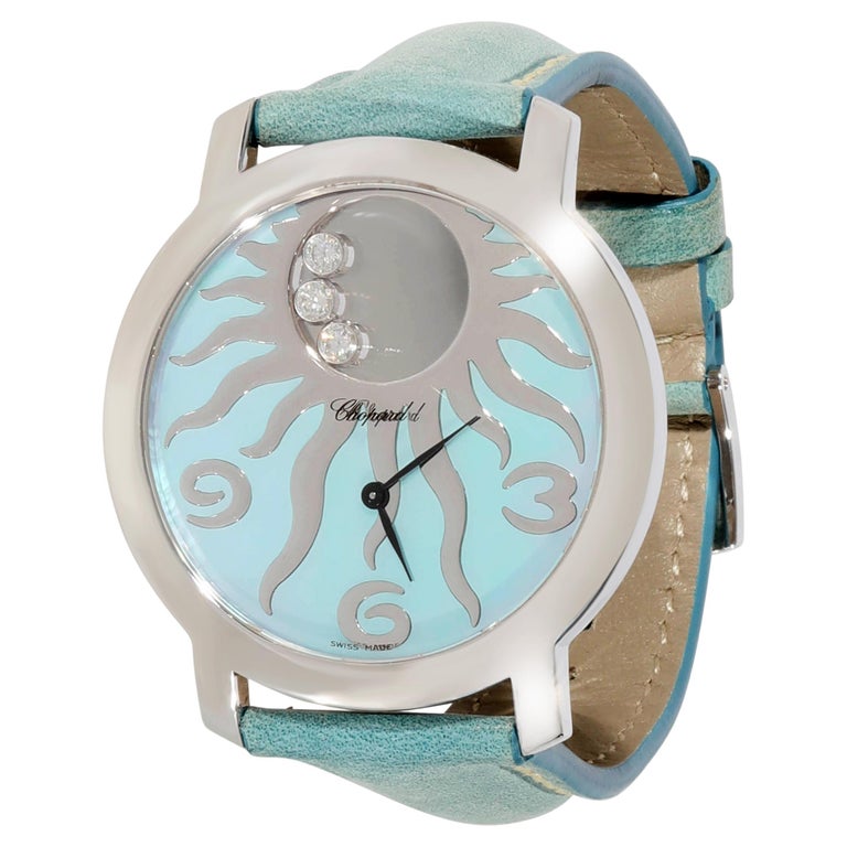 Chopard Happy Sport 20/7469-01 Unisex Watch in 18kt White Gold For Sale ...