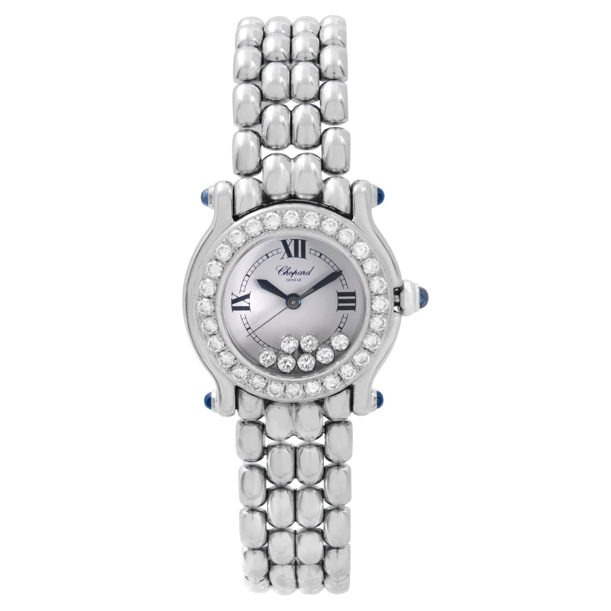 Chopard Happy Sport 27/8418-23 Women Quartz Watch White Dial SS at 1stDibs