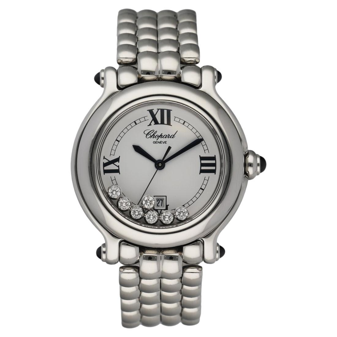 Ladies Chopard Happy Sport Floating Diamond Snowflake 27/8949 at 1stDibs