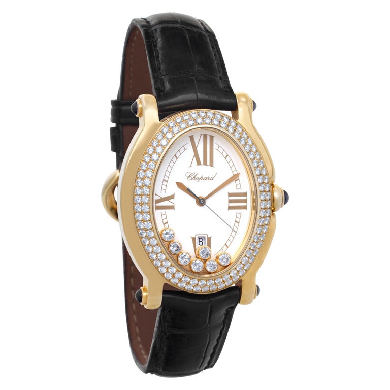 Chopard Happy Sport Watch Original Double Row Diamond Bezel and 7 ...