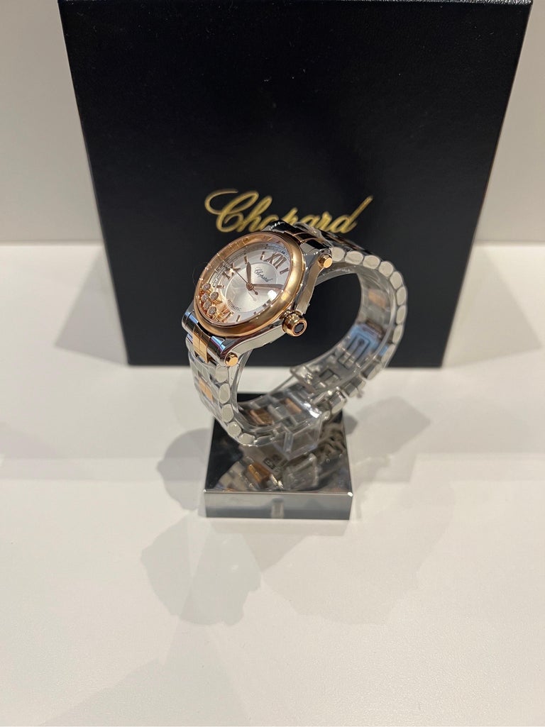 Chopard Happy Sport Automatic Bicolor 278608-6002 For Sale at 1stDibs