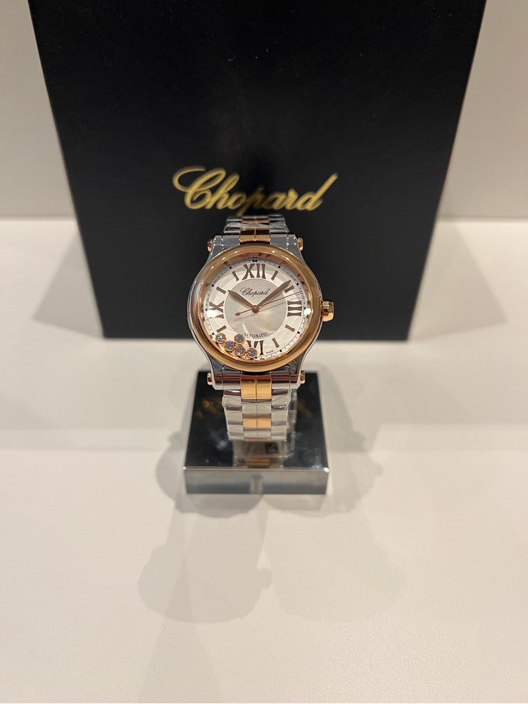 Chopard Happy Sport Automatic Bicolor 278608-6002 For Sale at 1stDibs