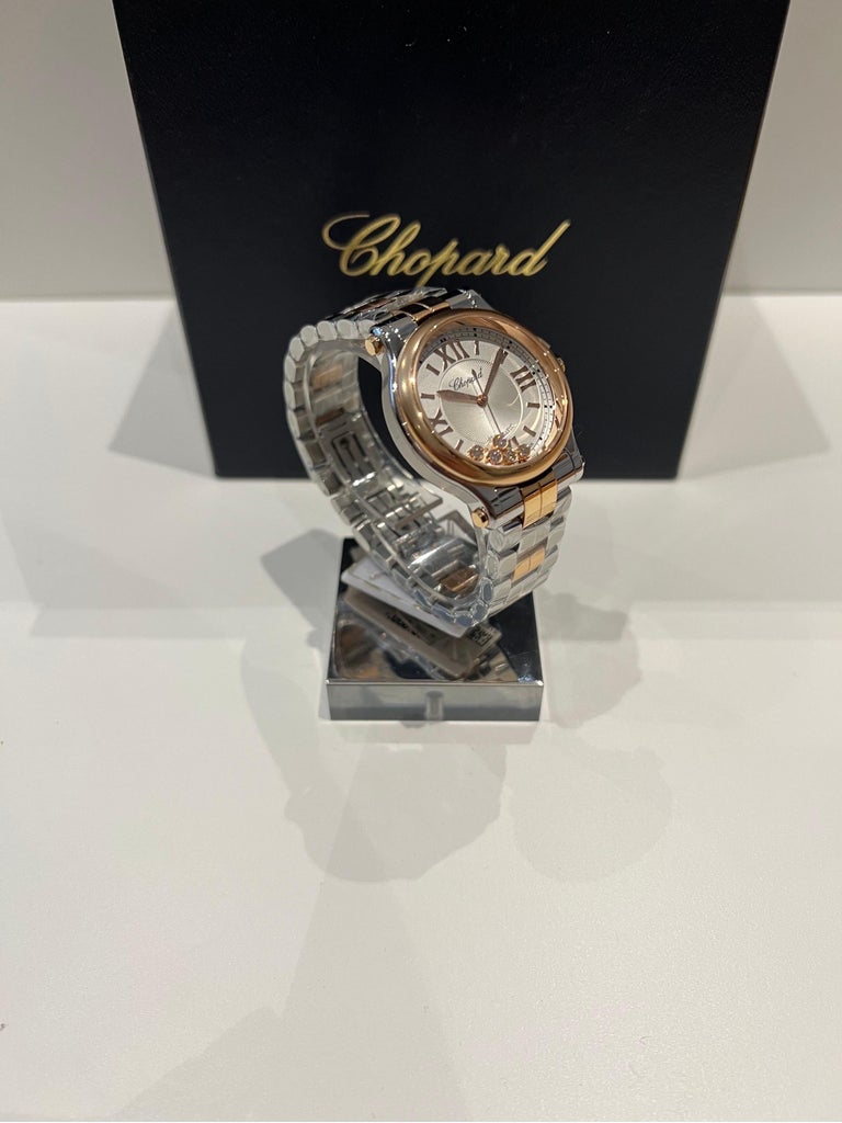 Chopard Happy Sport Automatic Bicolor 278608-6002 For Sale at 1stDibs