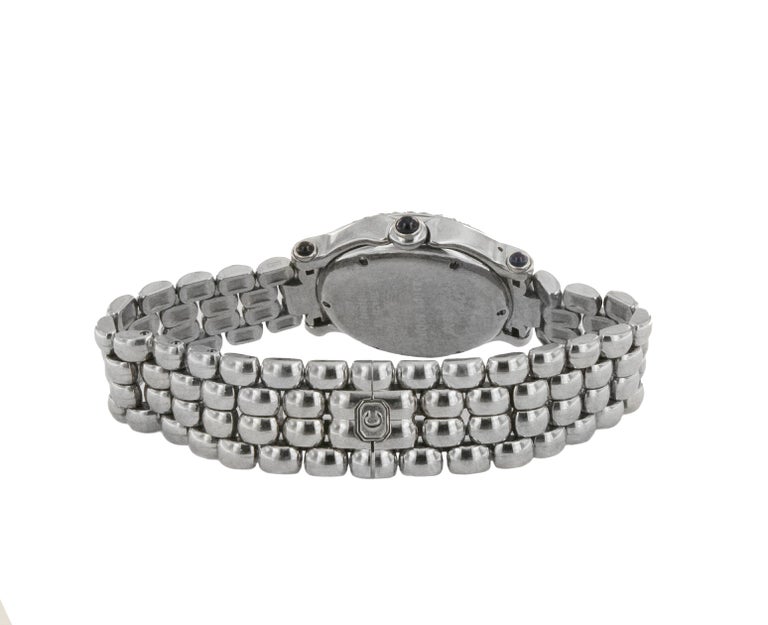 Chopard Happy Sport Custom Diamond Bezel For Sale at 1stDibs