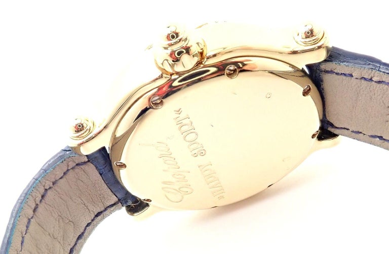 Chopard Happy Sport Happy Beach Yellow Gold Diamond Large Watch For ...