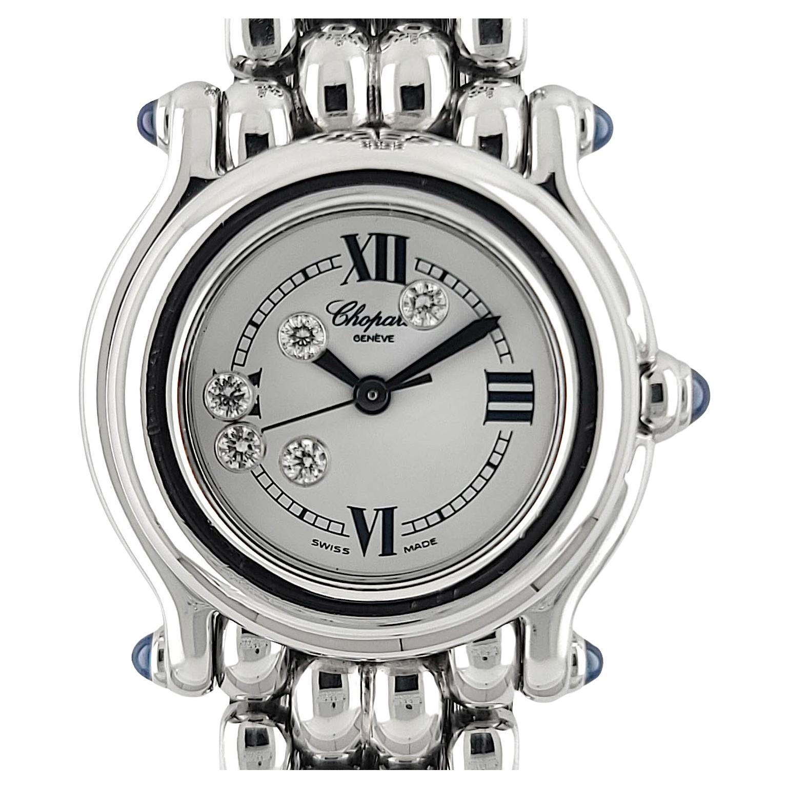 An 18k yellow gold "Happy Spirit" pendant and long chain by Chopard For ...