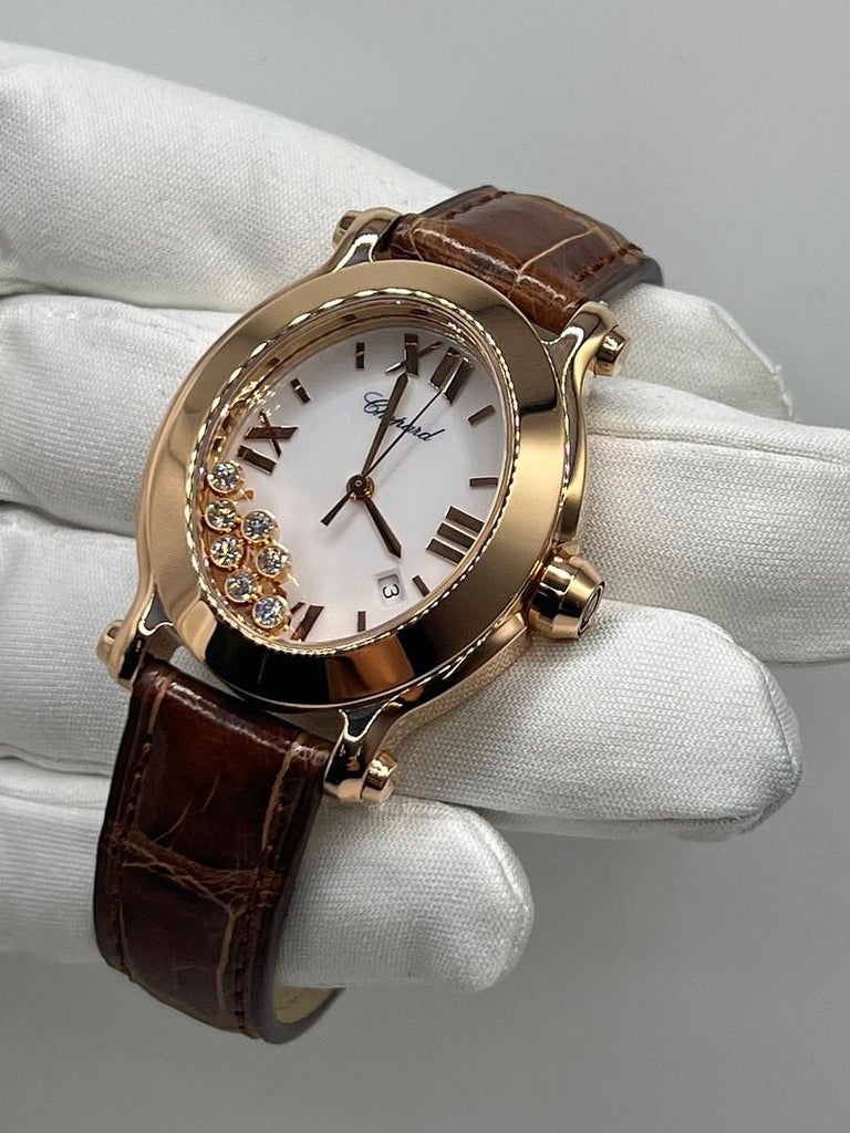 Chopard Happy Sport Oval 275350-5001 For Sale at 1stDibs