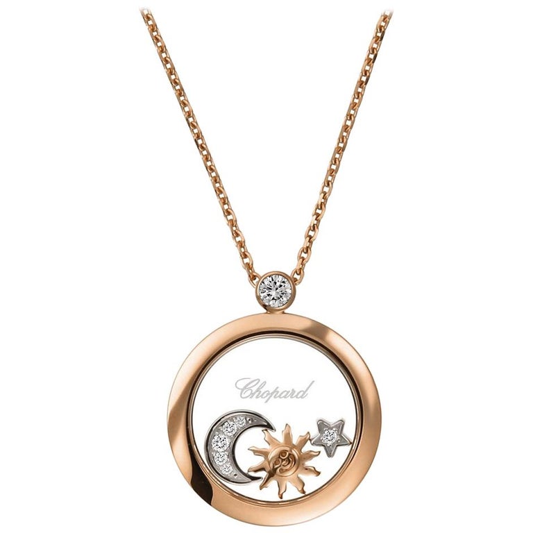 Chopard Happy Sun, Mood and Star Pendent 799434-5201 at 1stDibs