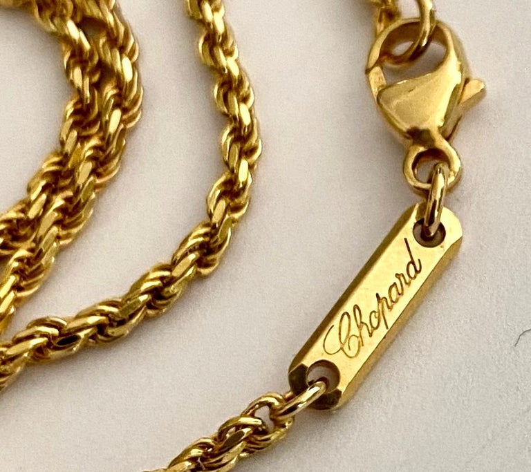 Chopard Hart Pendant with Yellow Gold Chain, 1994 at 1stDibs | 14k gold ...